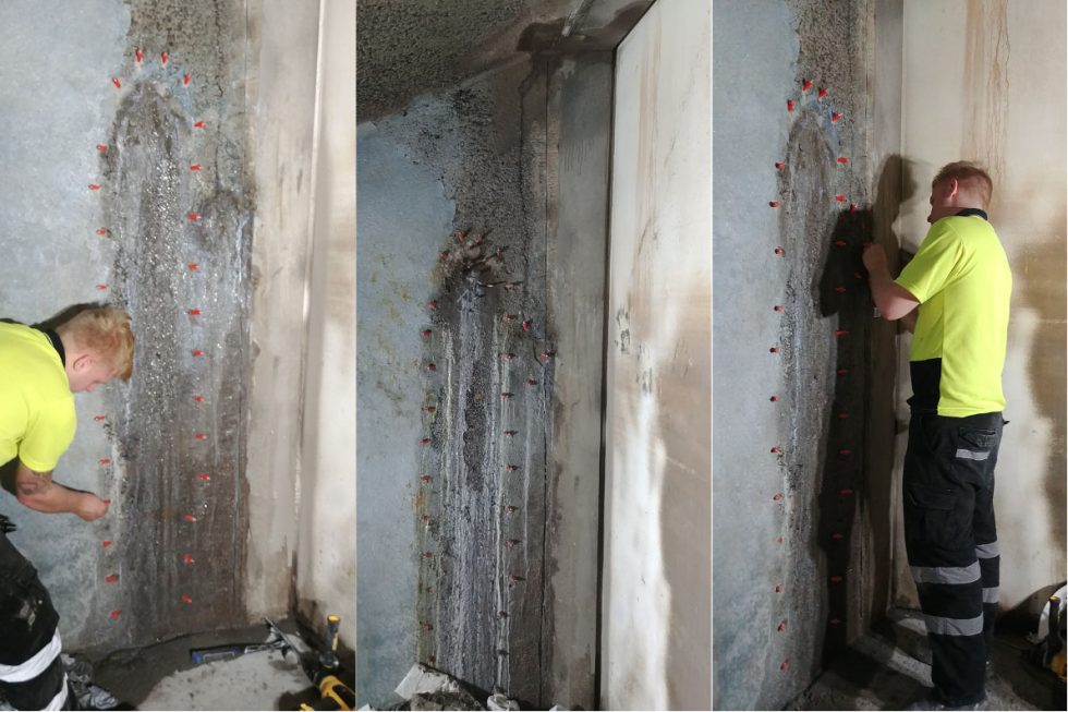 Water leakage in concrete slabs | FCS Concrete Repairs