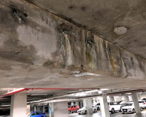 Water leakage in concrete slabs | FCS Concrete Repairs